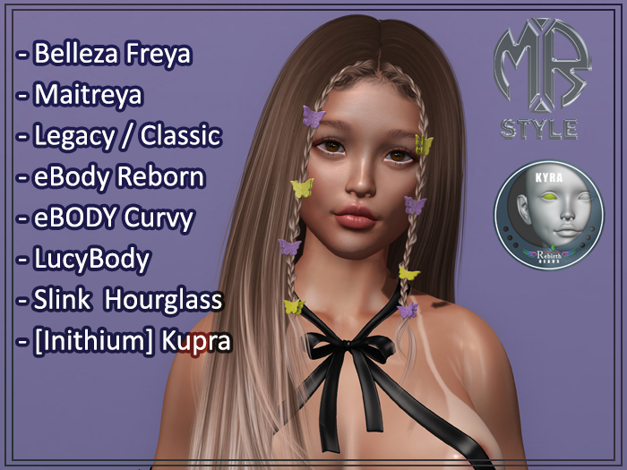 Second Life Marketplace - :: Mr Style :: Shape Hana - Rebirth Head Kyra Belleza Freya, Maitreya ...